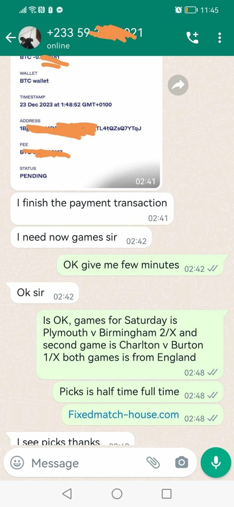 Verified sellers Fixed Matches 100% SURE WIN - Best Fixed Match ...