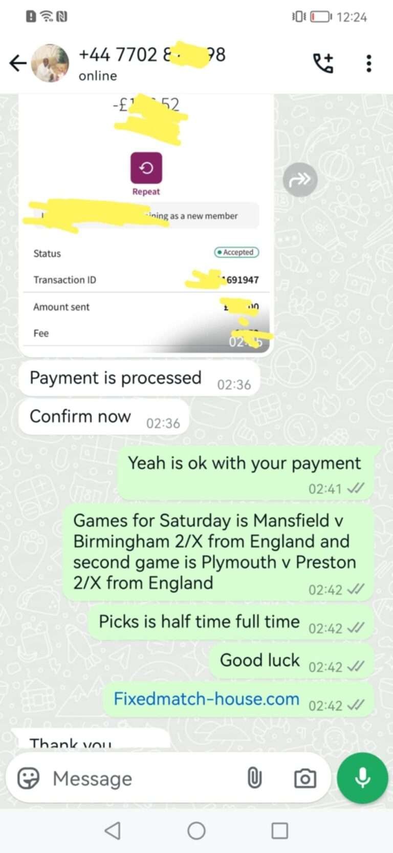 Best Fixed Matches 100% Sure | Real Fixed Games